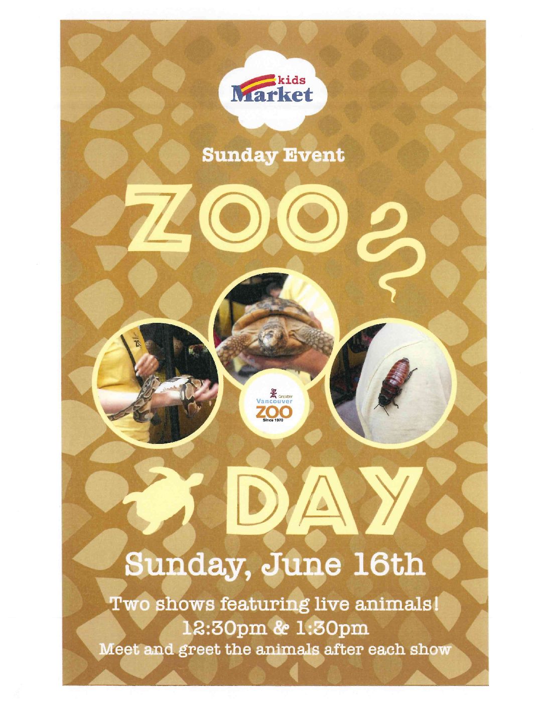Zoo Day at Kids Market - Vancouver Mom