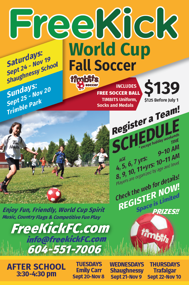 FALL SOCCER LEAGUE - Vancouver Mom